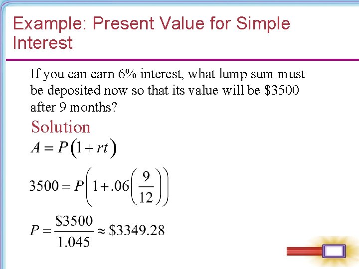 Chapter 3 Chapter 1 The Time Value of