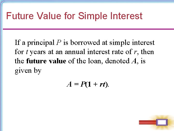 Chapter 3 Chapter 1 The Time Value of