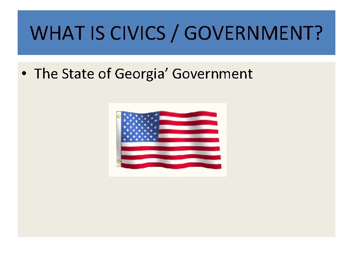 WHAT IS ANARCHY WHAT IS CIVICS GOVERNMENT The