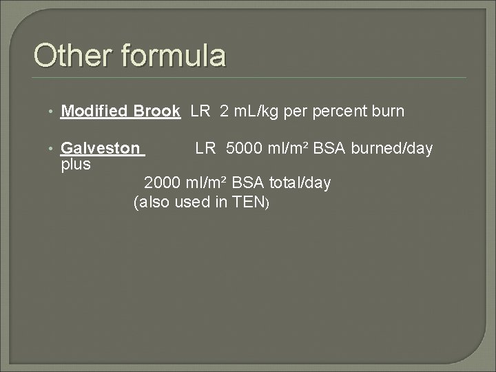 BURNS 30 yo patient transfered to your burn