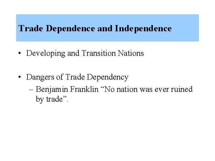 International Business Introduction Modes of International Business ...