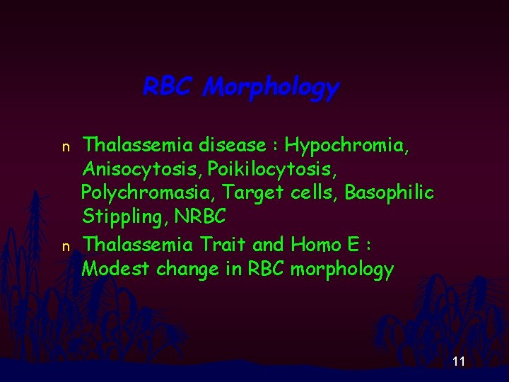 Laboratory Diagnosis in Thalassemia and Hemoglobinopathies Ahmad Shihada
