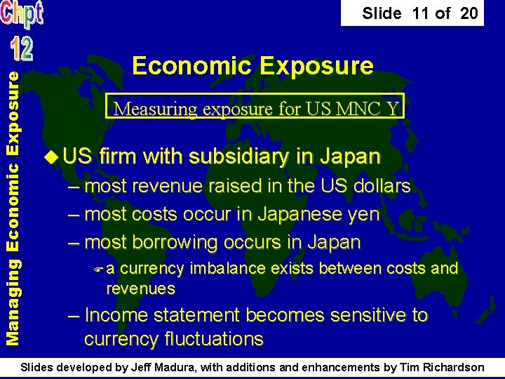 Managing Economic Exposure Slide 1 of 20 Slides