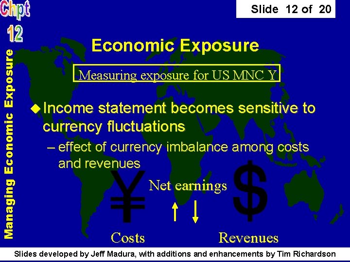Managing Economic Exposure Slide 1 of 20 Slides