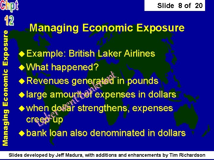 Managing Economic Exposure Slide 1 of 20 Slides