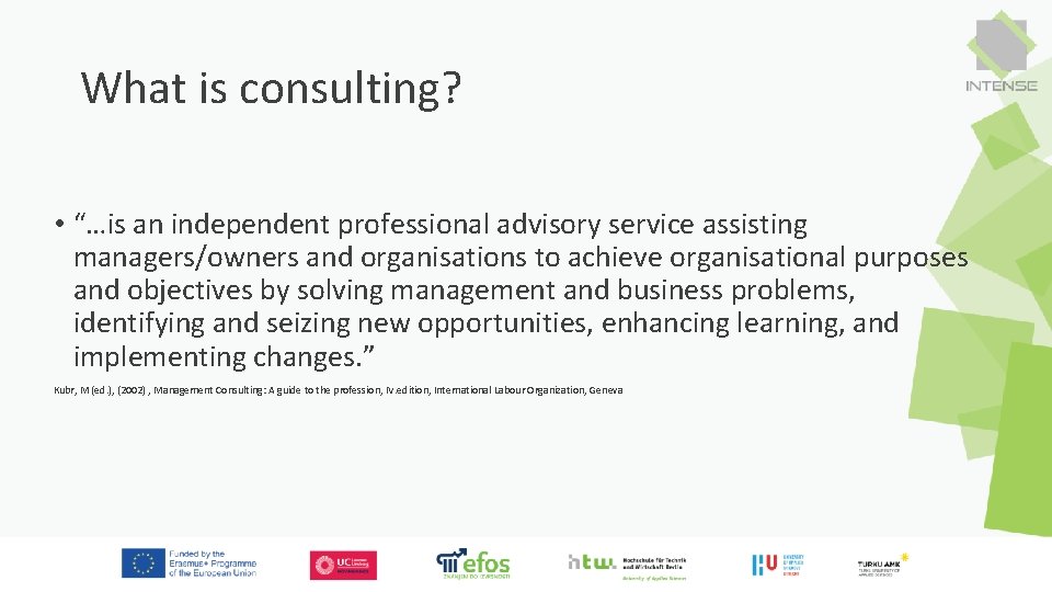 C 2 3 Consulting Skills Learning Objectives to