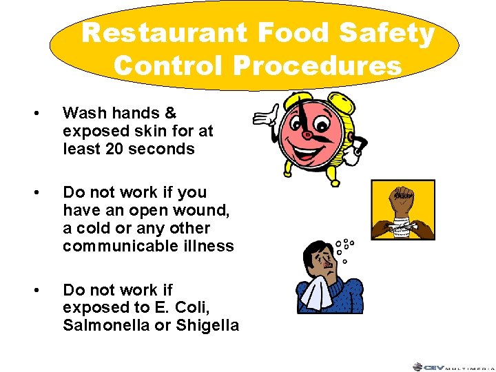 Food Industry Safety Objectives To identify and apply