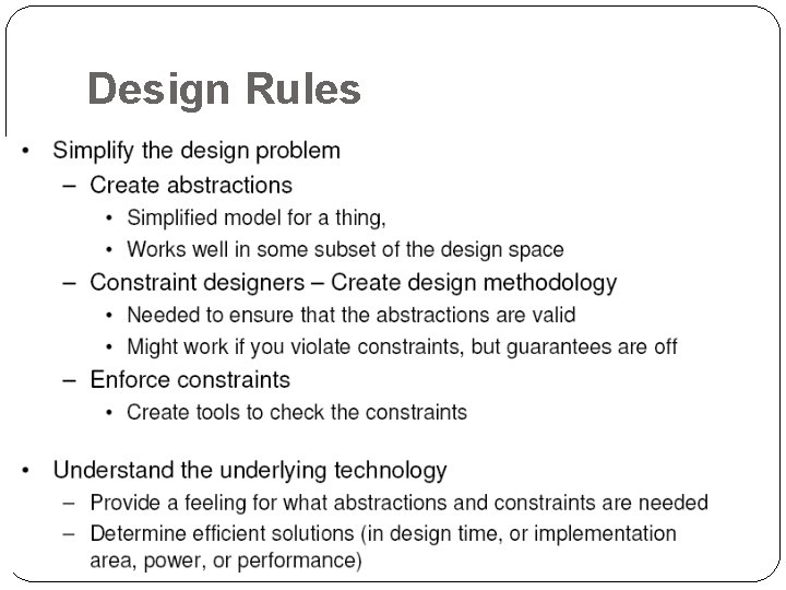 ECE 514 INTRODUCTION TO VLSI SYSTEMS CMOS FABRICTION