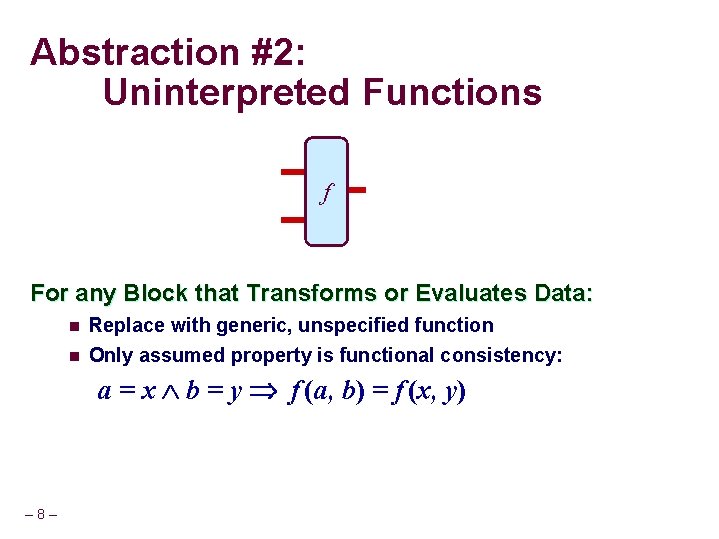System Modeling and Formal Verification with UCLID Randal