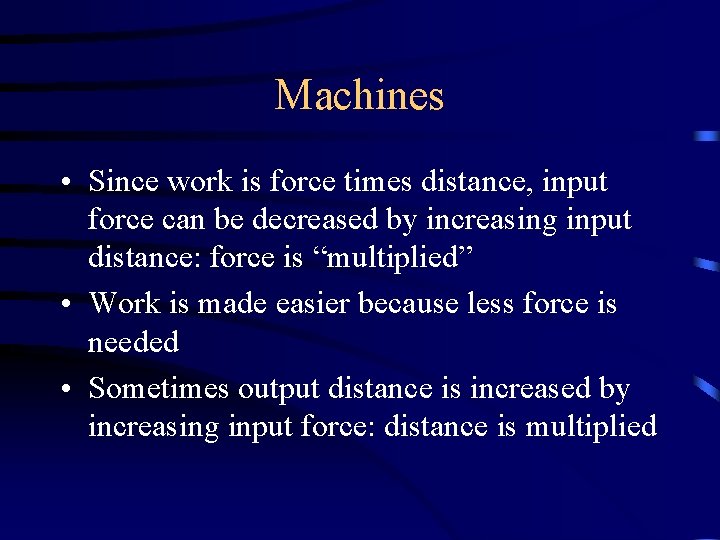 Simple Machines Machines Lever Inclined plane Pulley Screw