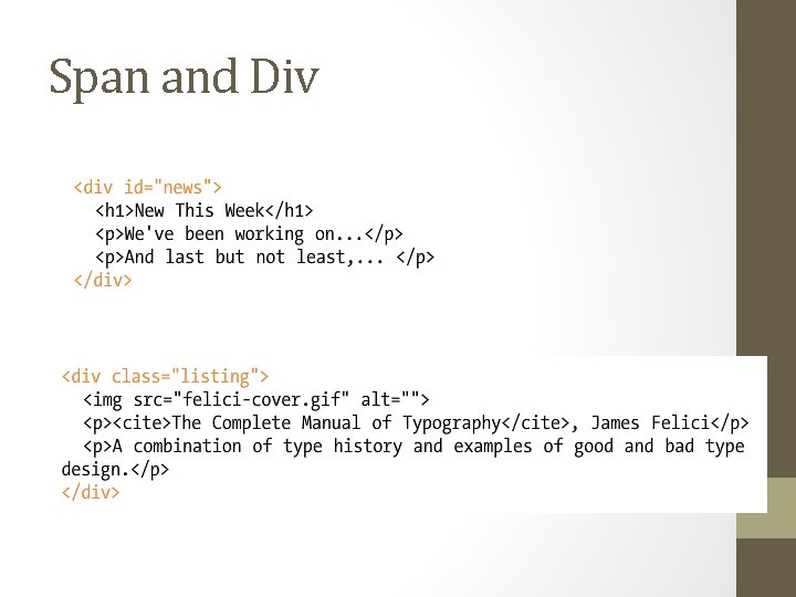 Chapter 5 pp 69 104 HTML Elements Attributes