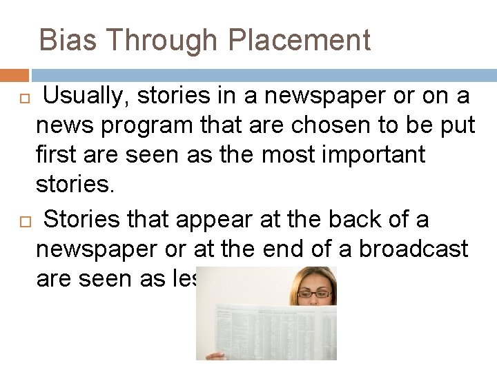 BIAS Used with permission from Butler Area School