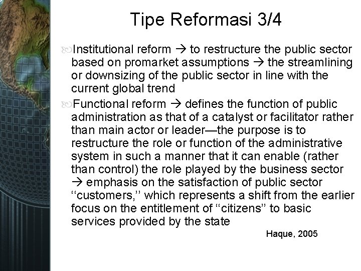 BIROKRASI DI INDONESIA PERMASALAHAN BIROKRASI DI INDONESIA Pandangan