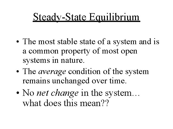 Environmental Systems Topic 1 Systems and Models Assessment