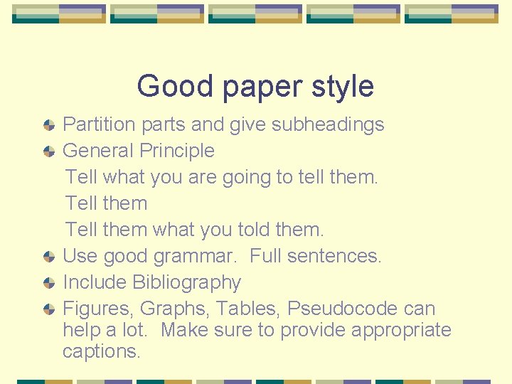 A good paper Prof Bennett Math Model of