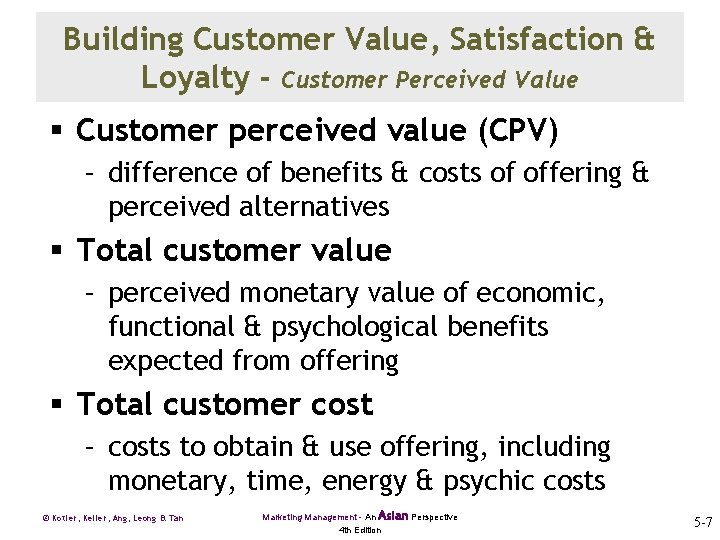 PART 3 CONNECTING WITH CUSTOMERS Kotler Keller Ang