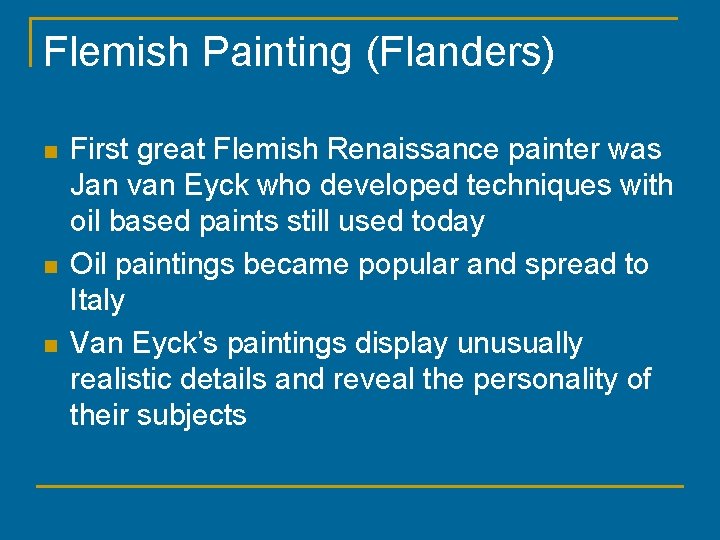 The Northern Renaissance Chapter 17 section 2 Page