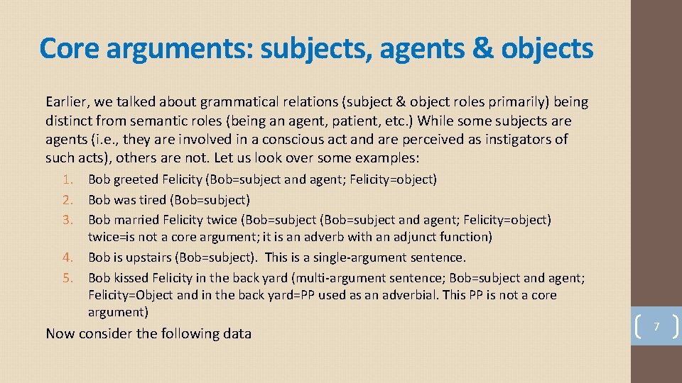 ESL 8150 Lesson 4 ffe Syntactic relations explored