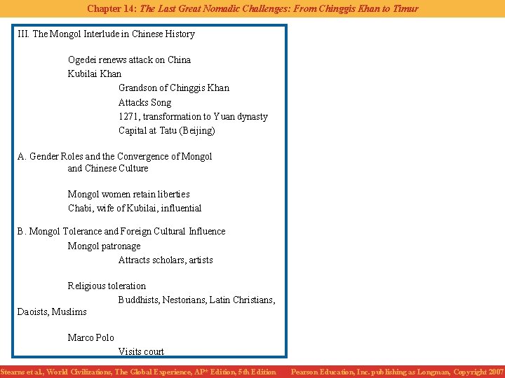 CHAPTER FOURTEEN The Last Great Nomadic Challenges From