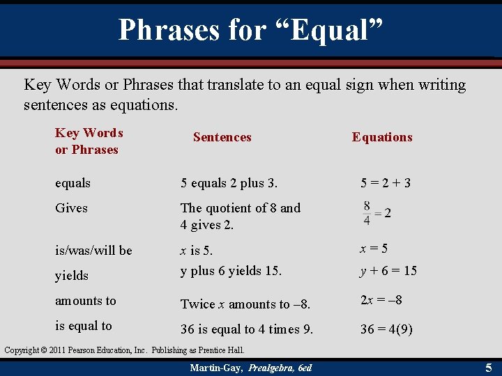 3 3 Solving Linear Equations in One Variable