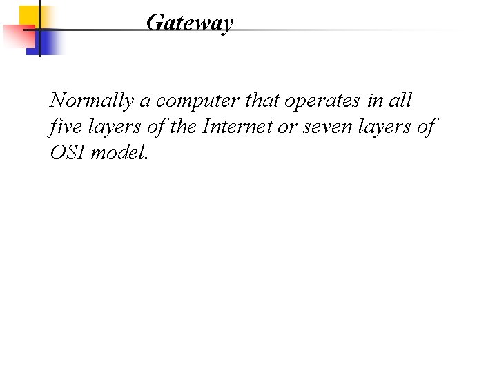 10 Part III Datalink Layer Copyright The Mc