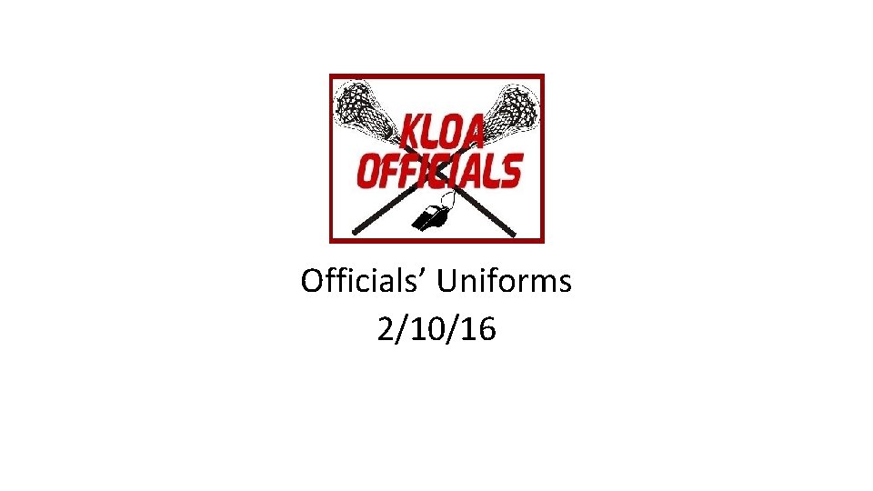 Officials Uniforms 21016 Why Wear the Proper Uniform