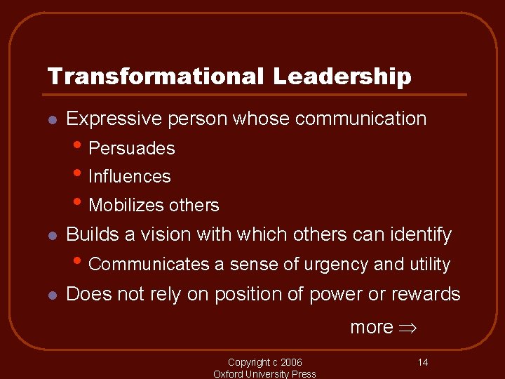 Chapter 10 Providing Leadership in Groups Defining leadership