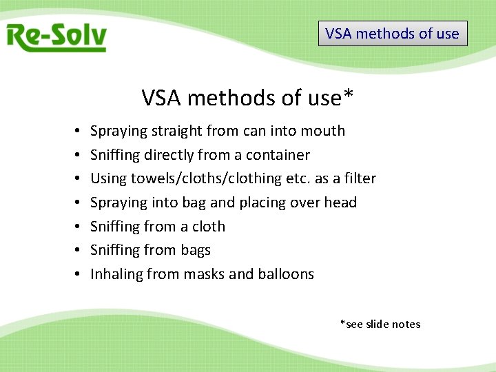 Toolkit 2 Volatile Substance Abuse Legal and Lethal