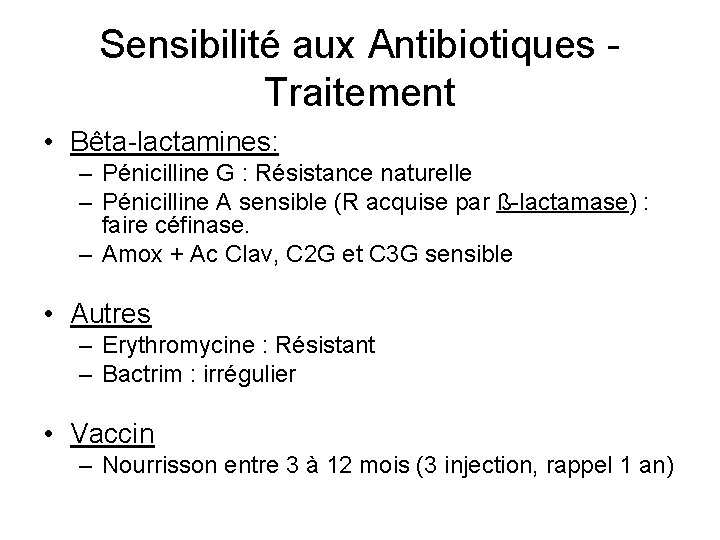 Infections Respiratoires Infections communautaires S Pneumoniae ...