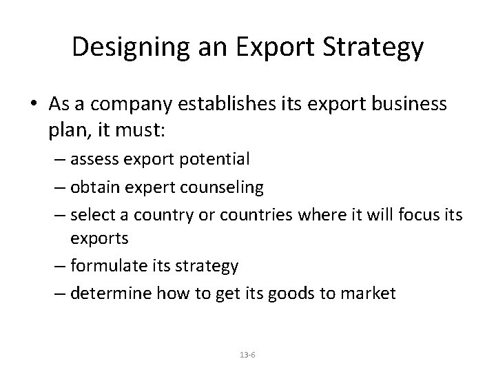 Export And Import Strategies 13 1 Exports Imports