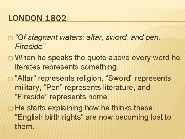 Brian Smiths group 3 rdp LONDON 1802 WRITTEN