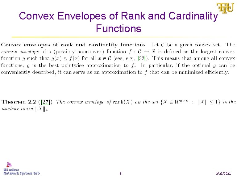 Nuclear Norm Heuristic for Rank Minimization Guaranteed MinimumRank