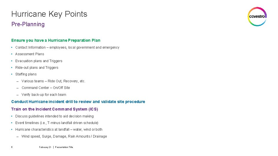 Severe Weather Preparedness and Best Practices Rod Herrick