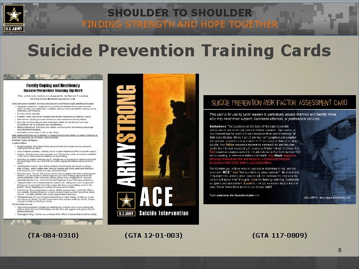 Army Health Promotion and Risk Reduction Campaign SHOULDER