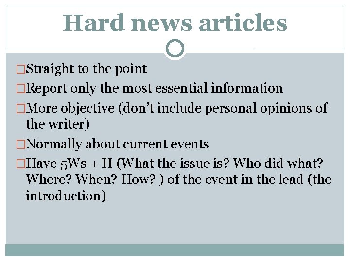 Effective Communication Skills Basics for writing Environmental news