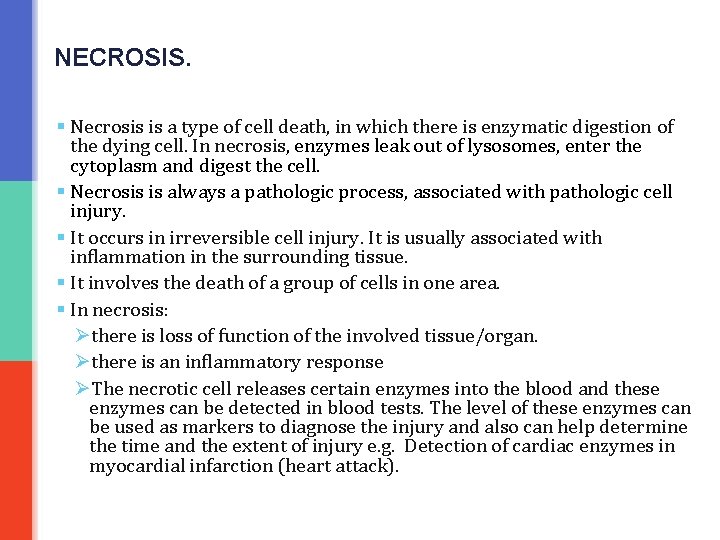 PATHOLOGY Chapter CELL INJURY for first year medical
