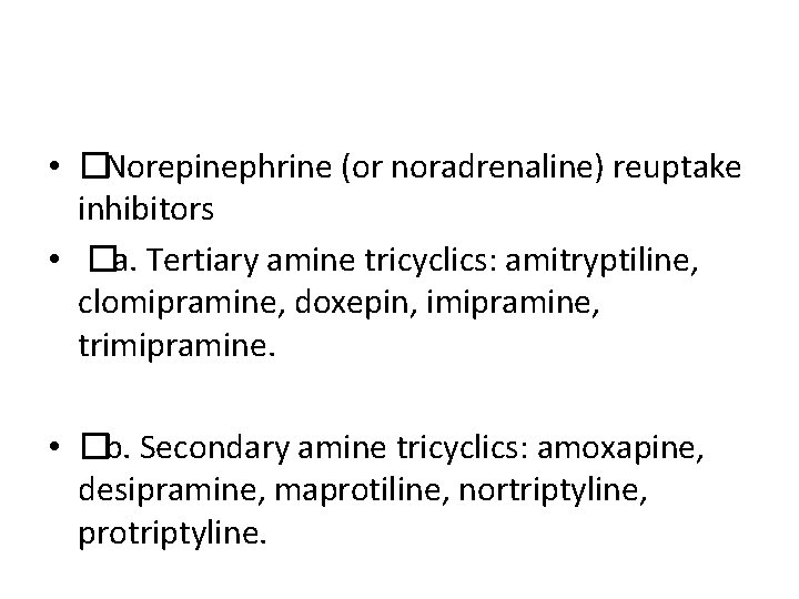 Anti Depressant Dr Hayder B Sahib Ph D