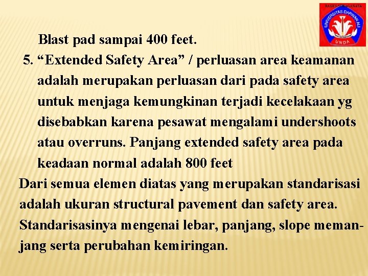 LESSON 5 LAPANGAN TERBANG Materi Perencanaan Lapangan Terbang