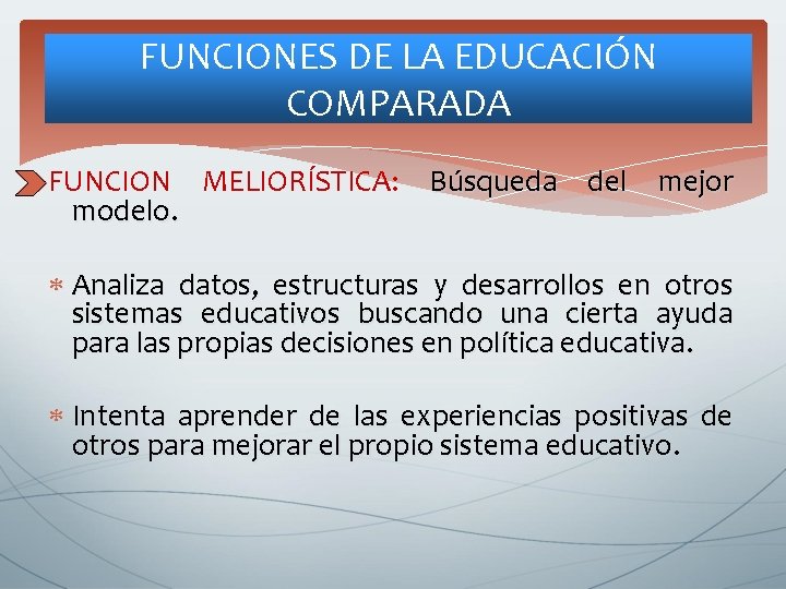 DEFINICIONES DE EDUCACION COMPARADA ASIGNATURA EDUCACION COMPARADA ...