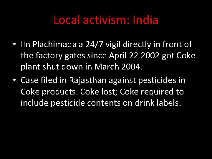 Coca Cola karab manosh The UK Students Against