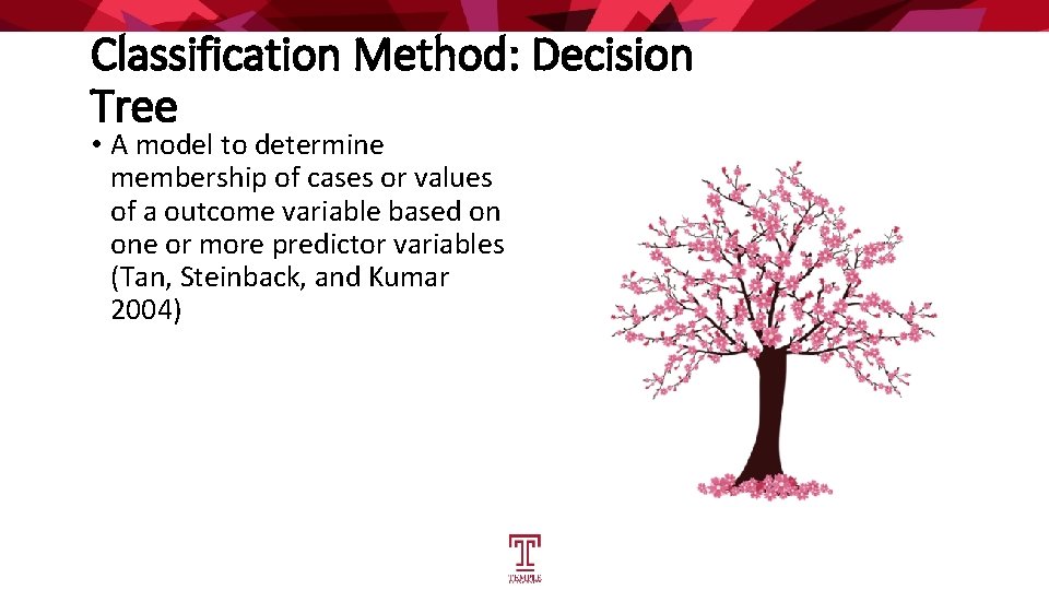 MIS 2502 Data Analytics Classification Using Decision Trees