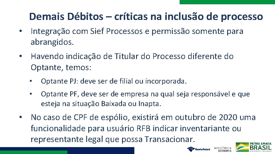 Transao RFB Contencioso de Pequenos Valores Aplicao eCAC