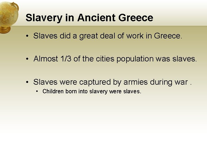 The Glory of Ancient Greece Chapter 7 Section