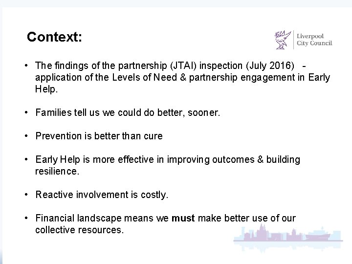 Better Understanding Better Outcomes Ged Fitzgerald Chief Executive