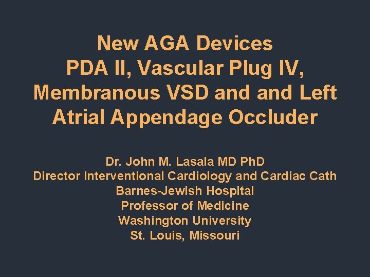 New AGA Devices PDA II Vascular Plug IV