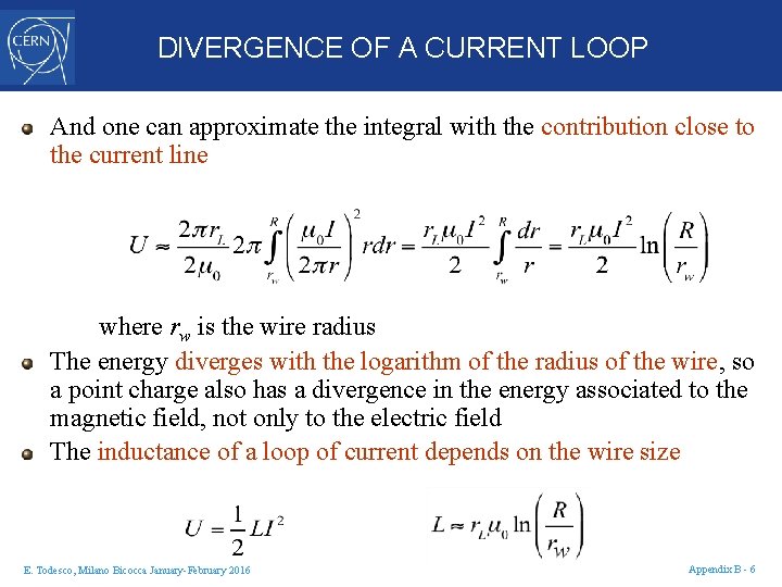 Appendix B A digression on divergences in electromagnetism