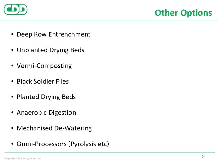 Faecal Sludge Management for Indian Towns By CDD