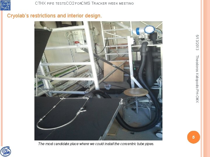 CONCENTRIC TUBE HEAT EXCHANGER TEST SETUP AT CRYOLAB