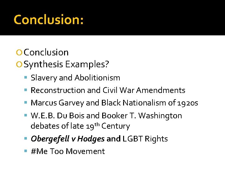 Period 8 The African American Civil Rights Movement