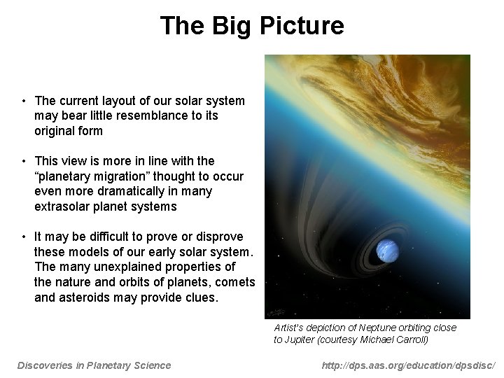 The Chaotic Early Solar System Recent computer models